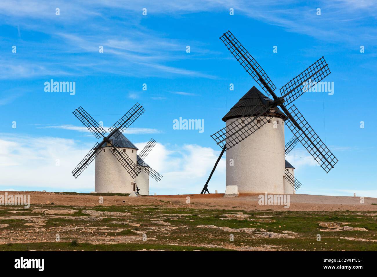 Round windmills hi-res stock photography and images - Alamy