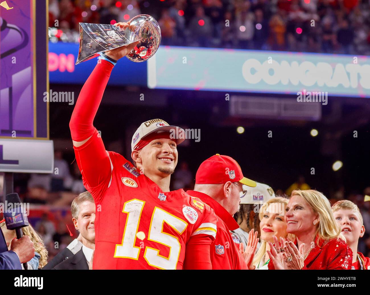 Las Vegas, United States. 11th Feb, 2024. Kansas City Chiefs ...