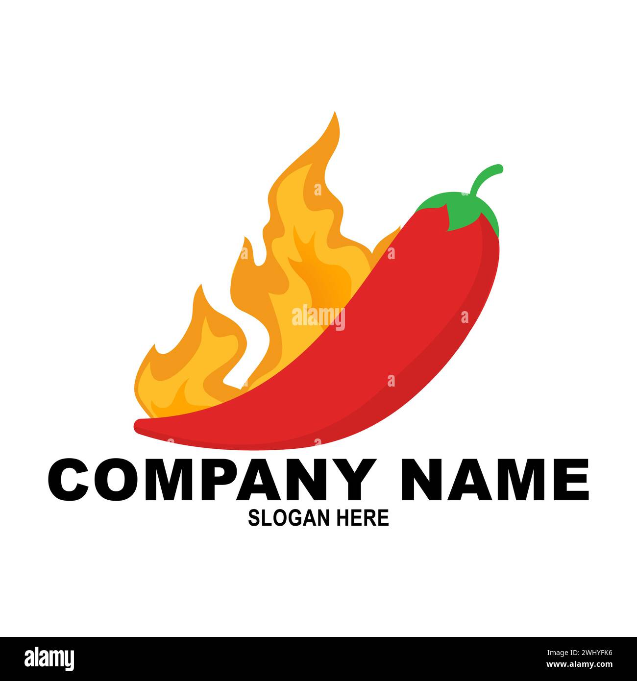 Red hot chili pepper. Red Hot Chili logo designs concept vector, Spicy ...