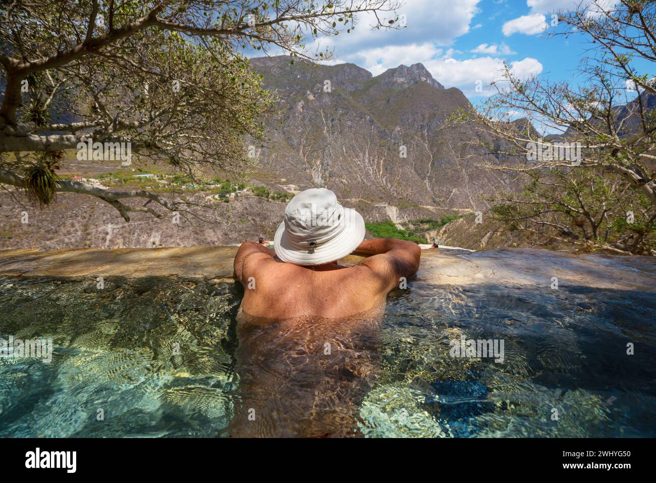 The Grutas of Tolantongo are a national park with hot springs, in the ...