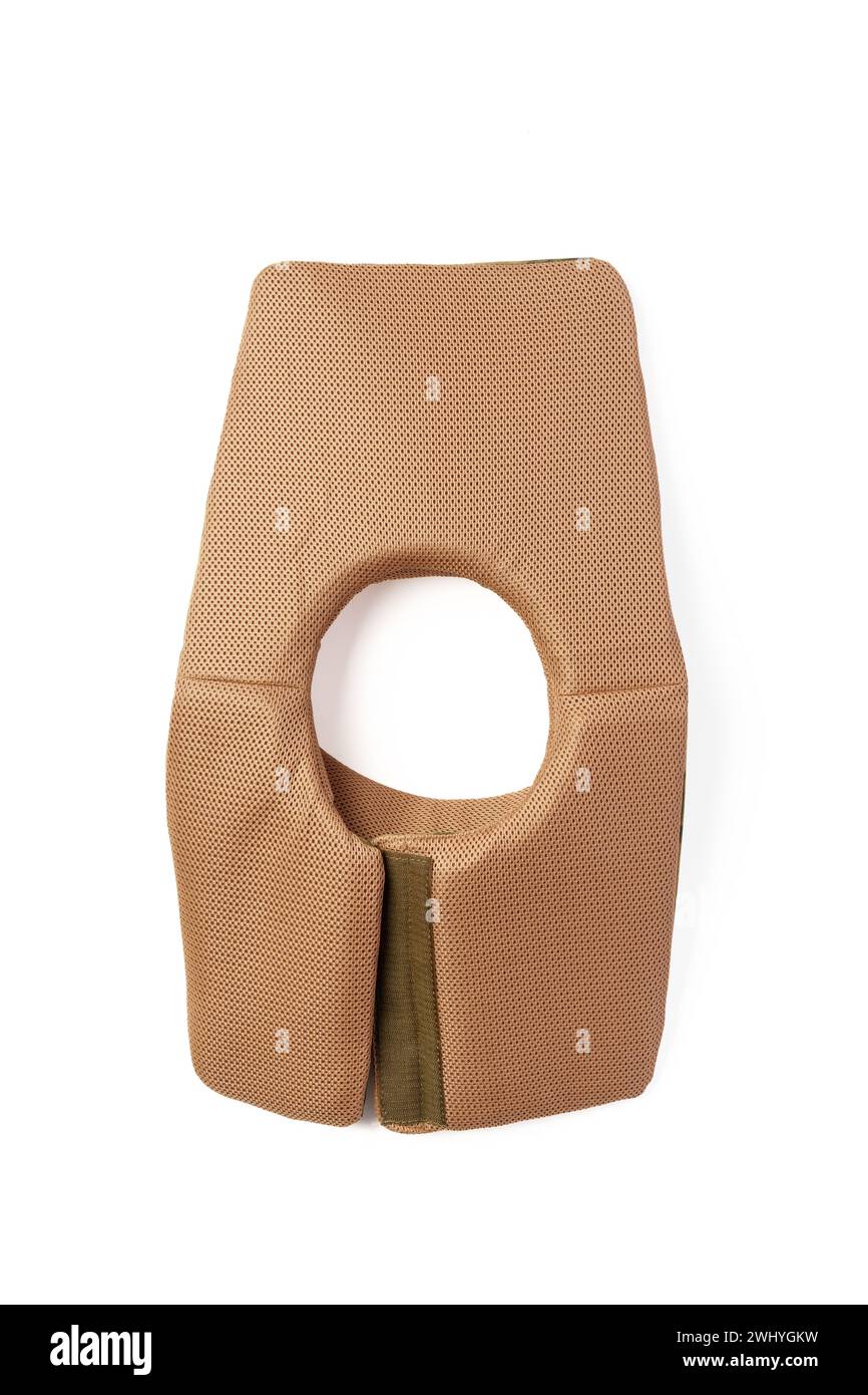 Tactical neck protection module isolated on white Stock Photo - Alamy