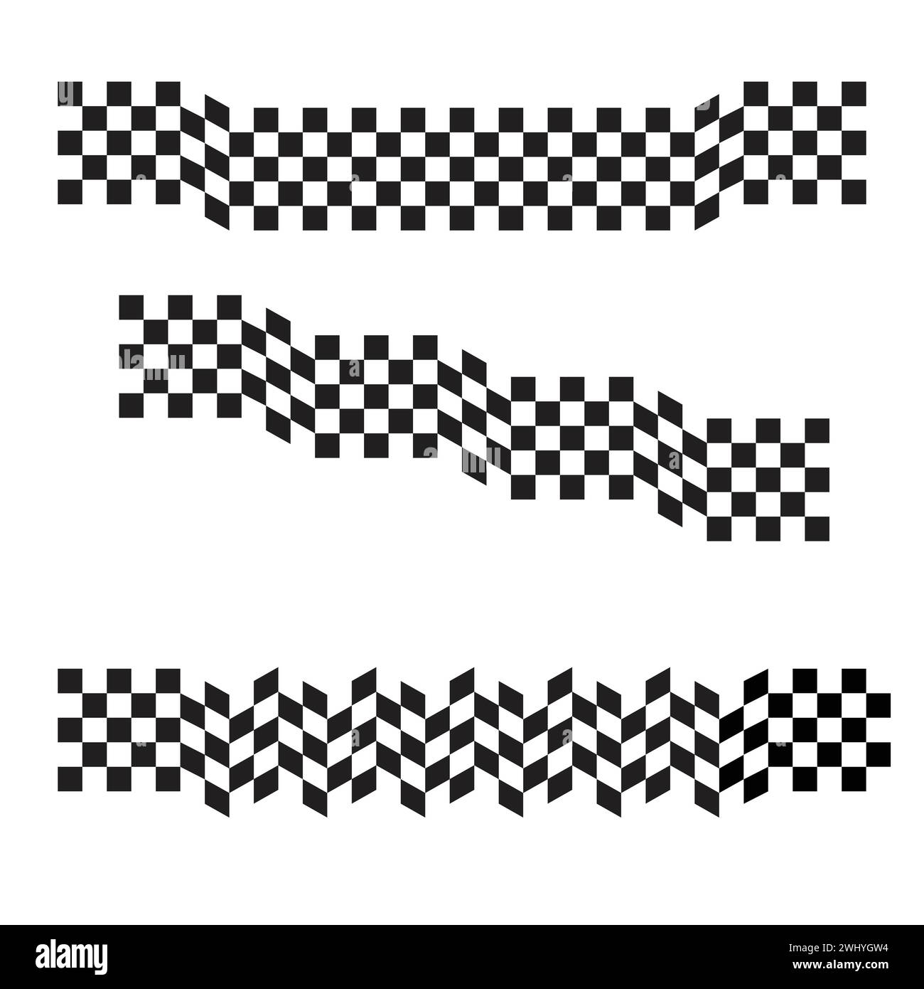 Checkered flag different zig zag Stock Vector Image & Art - Alamy Checkered flag different zig zag Stock Vector Image & Art - Alamy