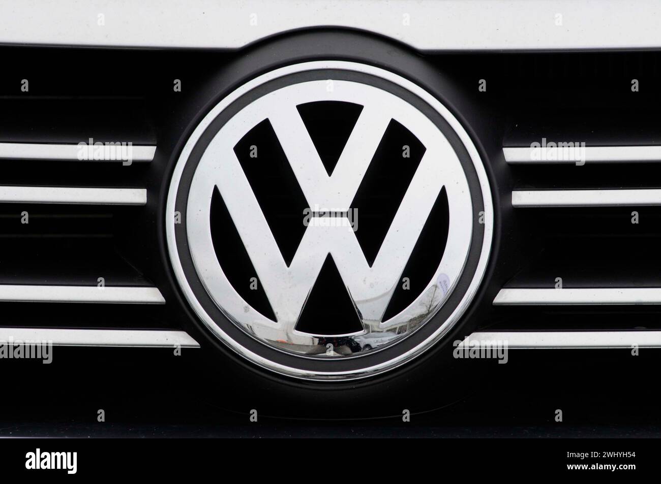 VW or Volkswagen as a car brand Stock Photo - Alamy