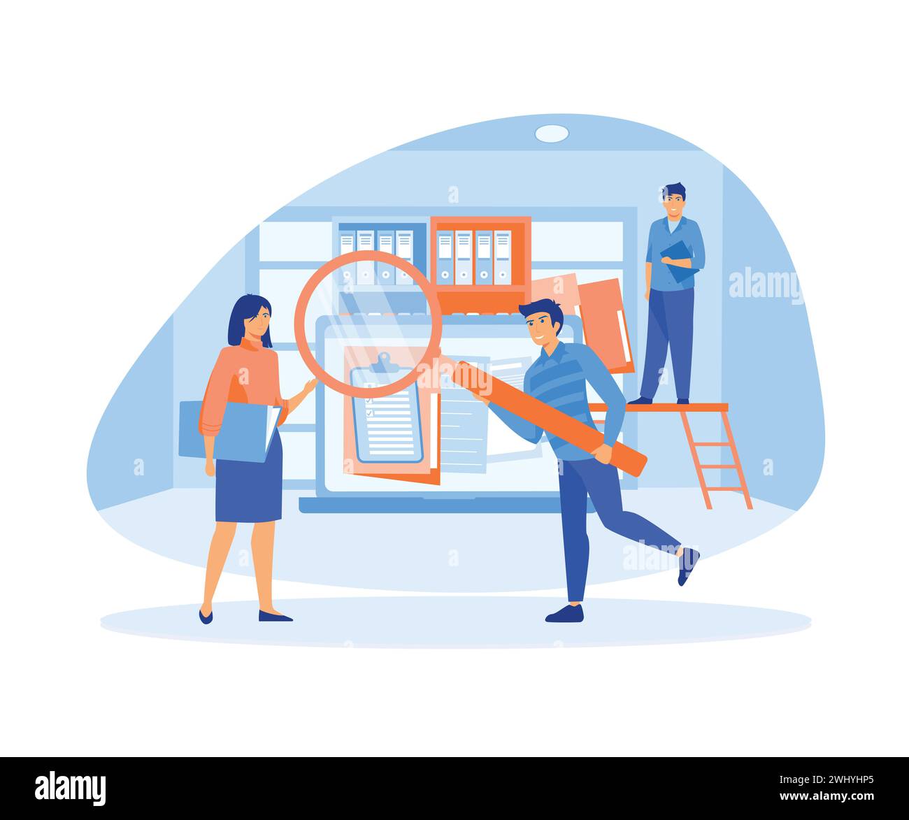 Paper online documents information Cut Out Stock Images & Pictures - Alamy