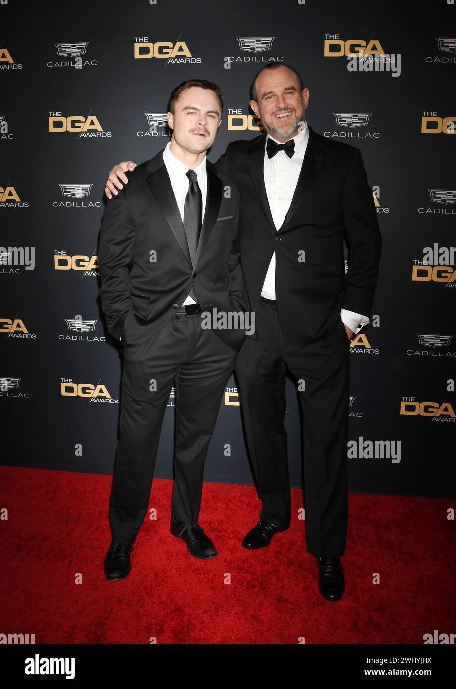 Beverly Hills, California, USA. 10th Feb, 2024. (L-R) Isaiah Fuchs and ...