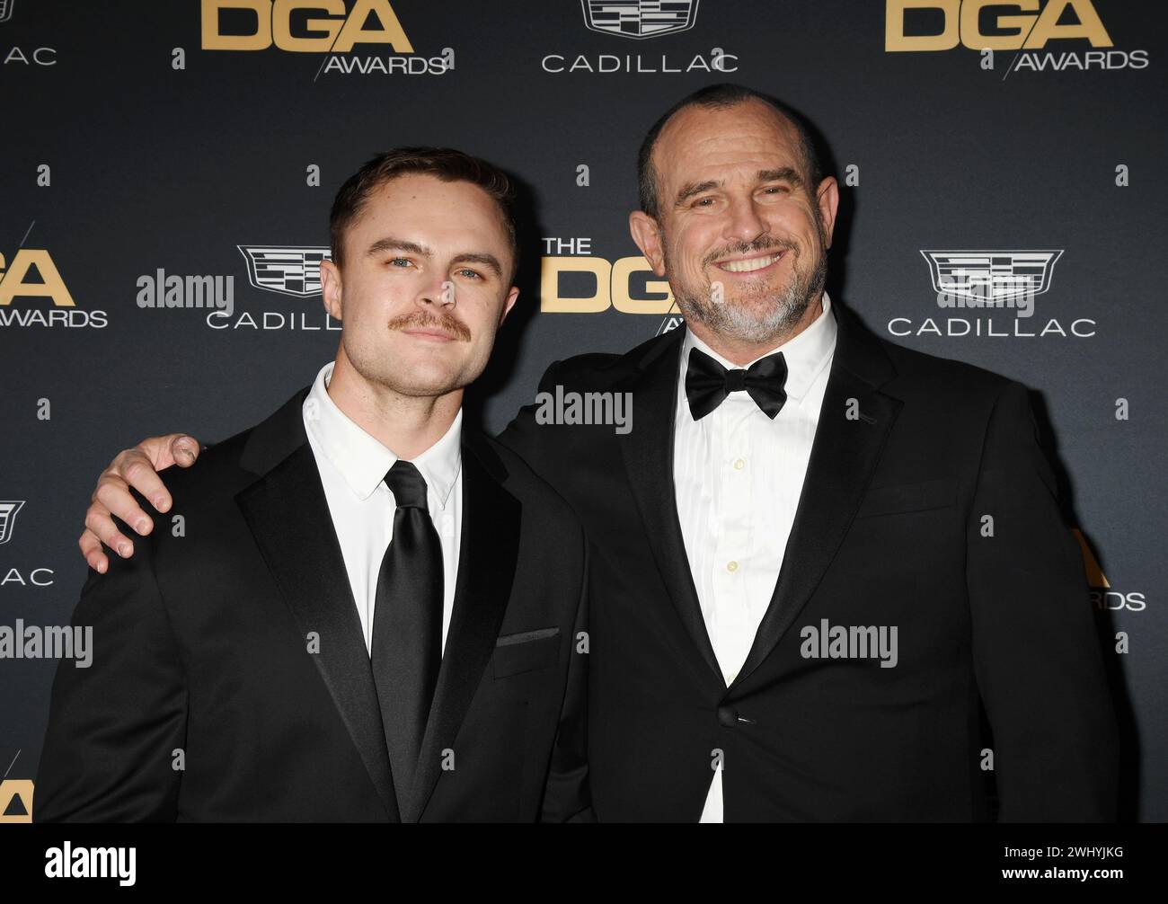 Beverly Hills, California, USA. 10th Feb, 2024. (L-R) Isaiah Fuchs and ...