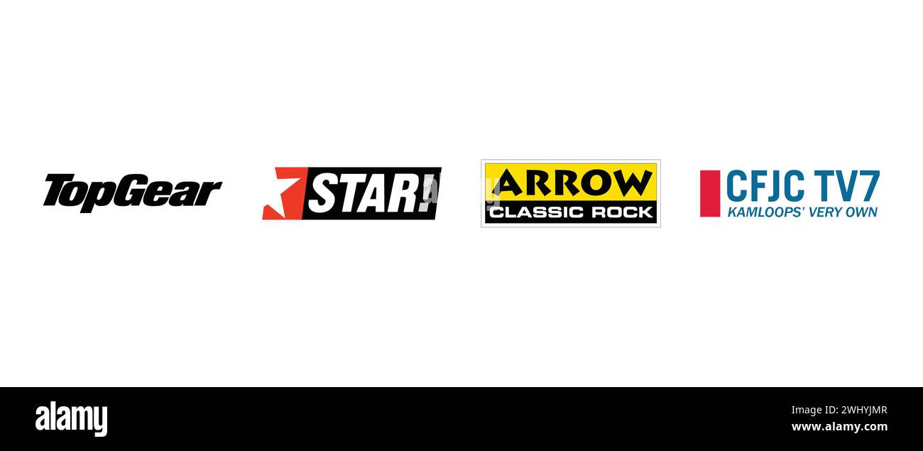 Arrow classic rock logo hi-res stock photography and images - Alamy