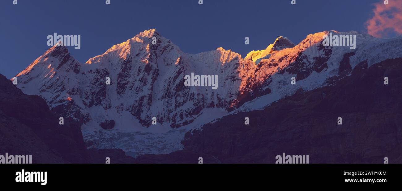 The Cordillera Blanca in the northern Andes of Peru is the highest ...