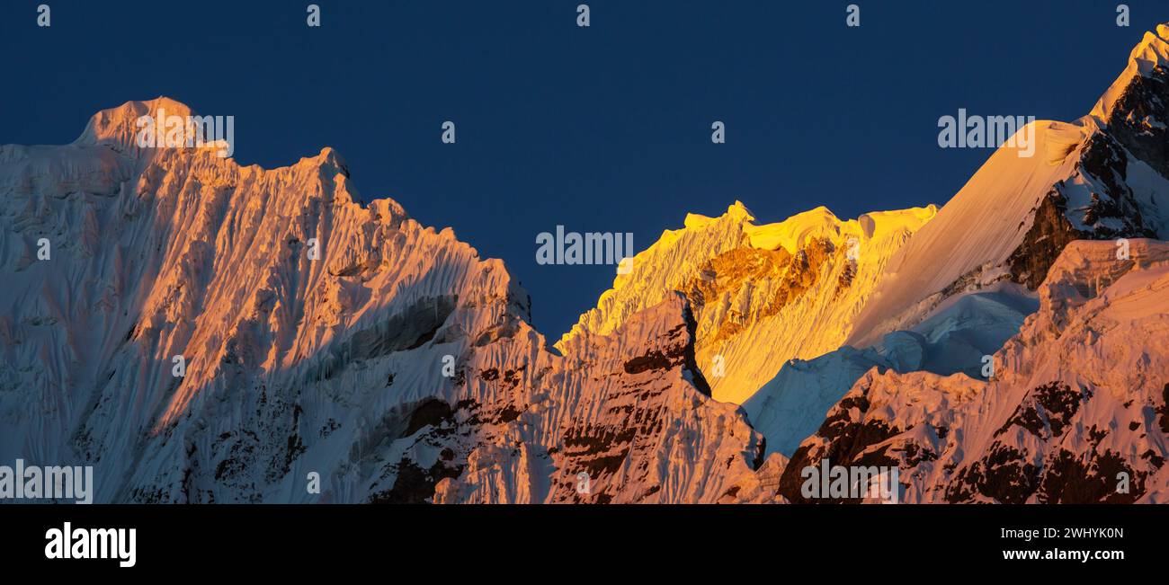 The Cordillera Blanca in the northern Andes of Peru is the highest ...