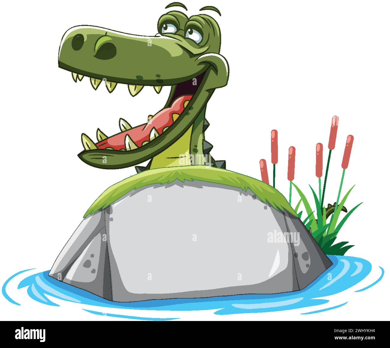 Resting on reeds Stock Vector Images - Alamy