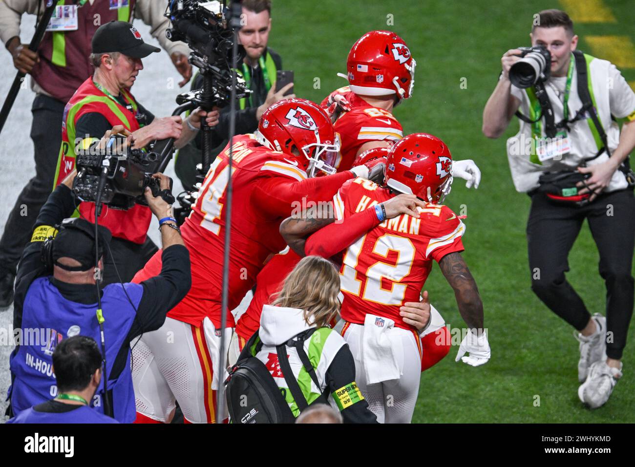 Las Vegas, USA. 11th Feb, 2024. Kansas City Chiefs quarterback #15 ...