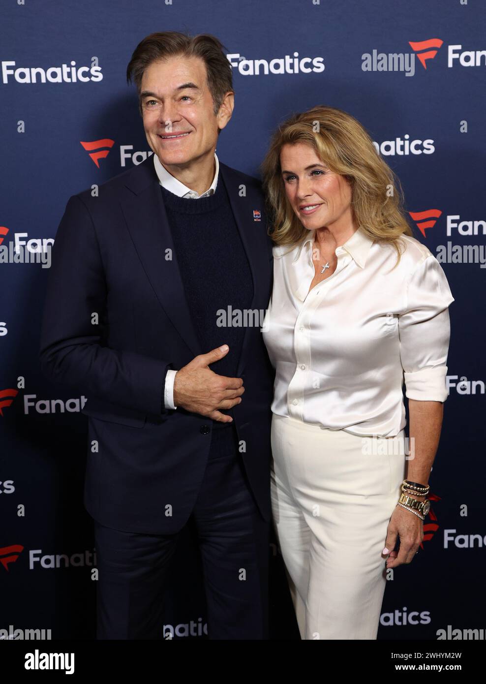 Las Vegas, USA. 10th Feb, 2024. Mehmet Oz and Lisa Oz arriving to ...