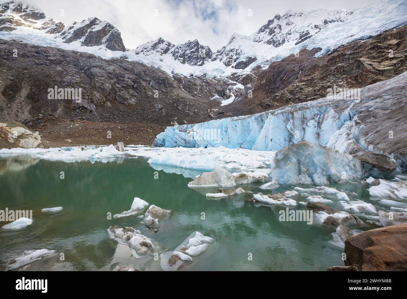 The Cordillera Blanca in the northern Andes of Peru is the highest ...