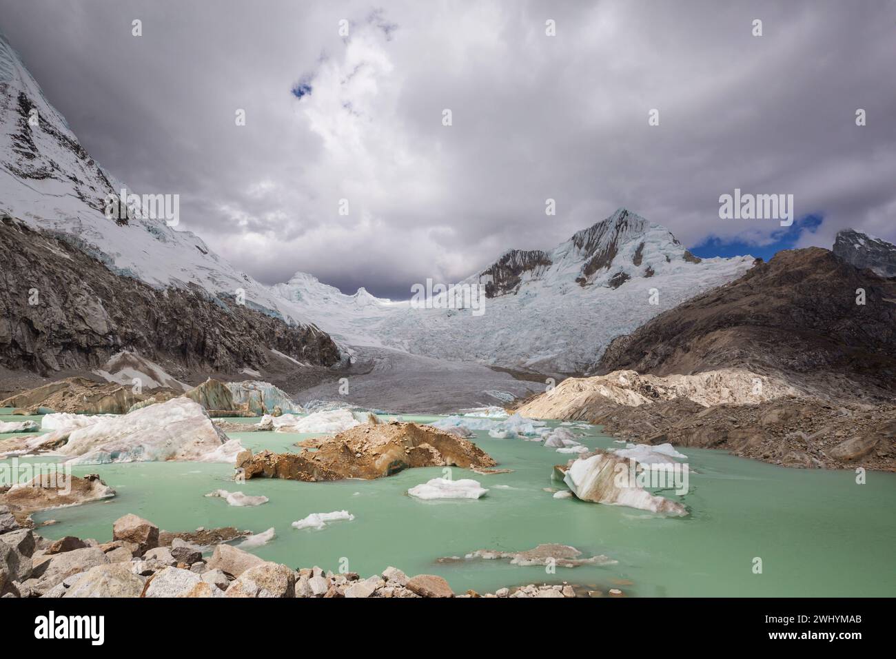The Cordillera Blanca in the northern Andes of Peru is the highest ...