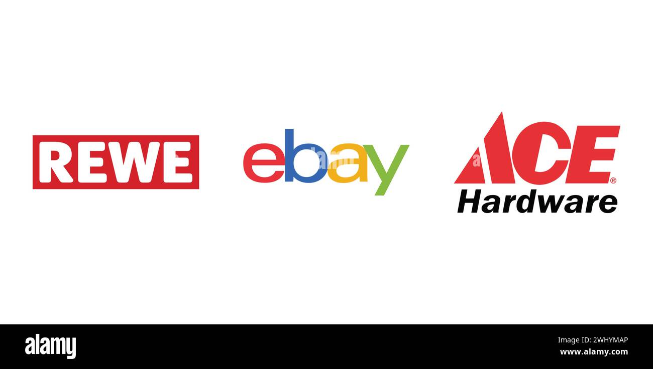 Ebay Rewe Ace Hardware Vector Editorial Brand Icon Stock Vector Image And Art Alamy