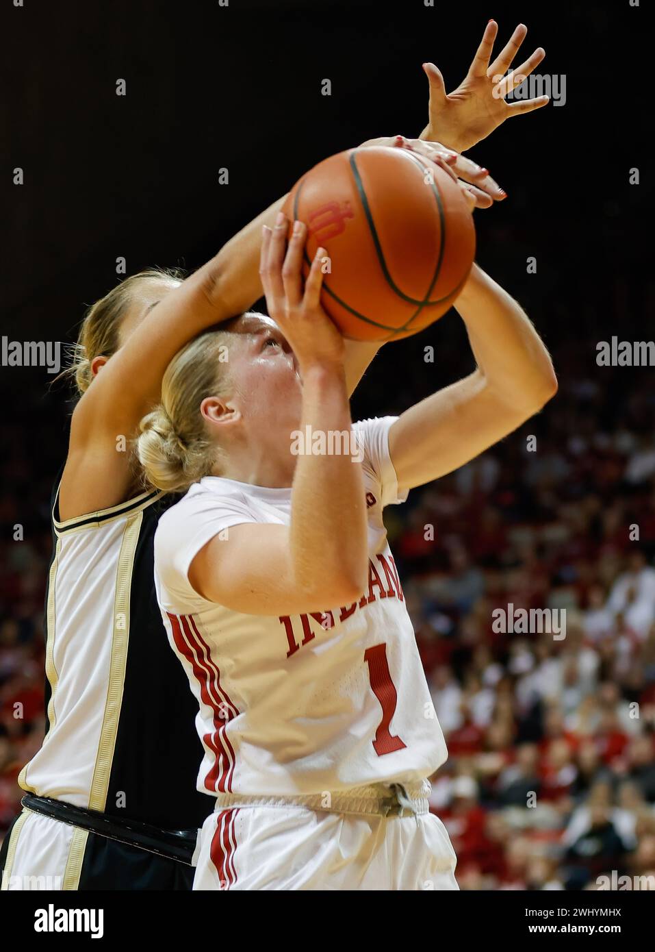 Bloomington, United States. 11th Feb, 2024. Indiana Hoosiers guard ...