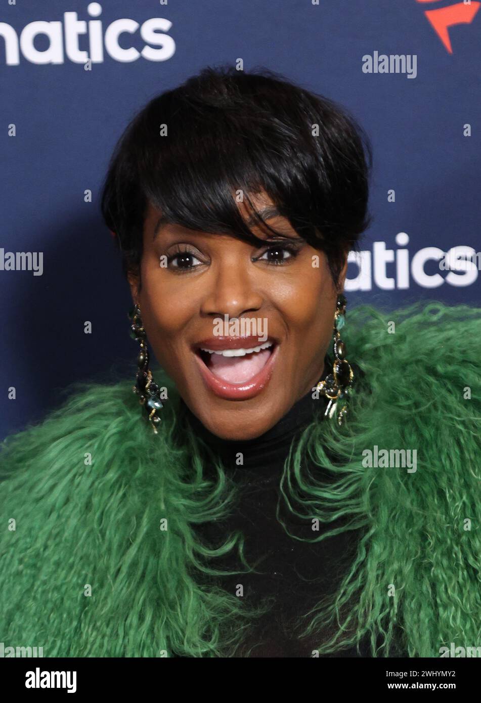 Tameka Foster Arriving To Michael Rubins Fanatics Super Bowl Party At The Marquee Nightclub At