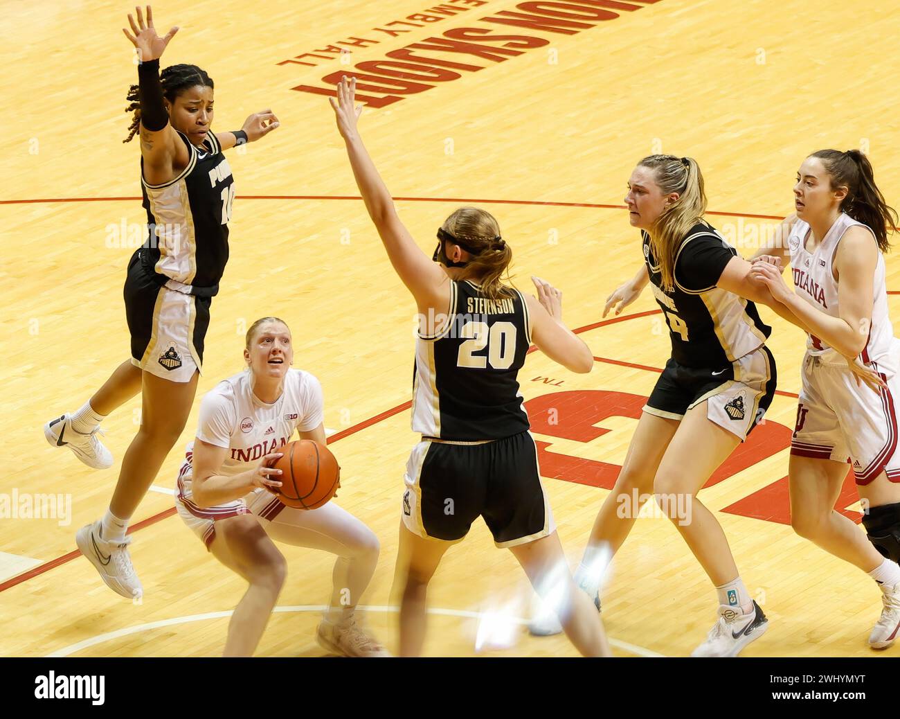 Bloomington, United States. 11th Feb, 2024. Indiana Hoosiers guard ...