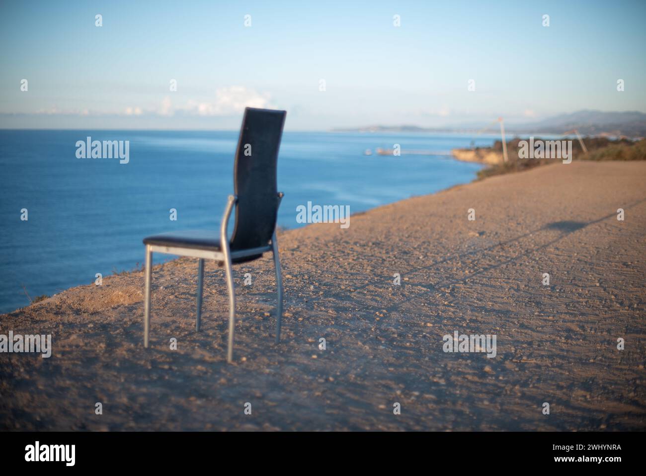 Artistic, Photo, Single Chair, Ocean Bluffs, Rincon Beach, Solitary ...