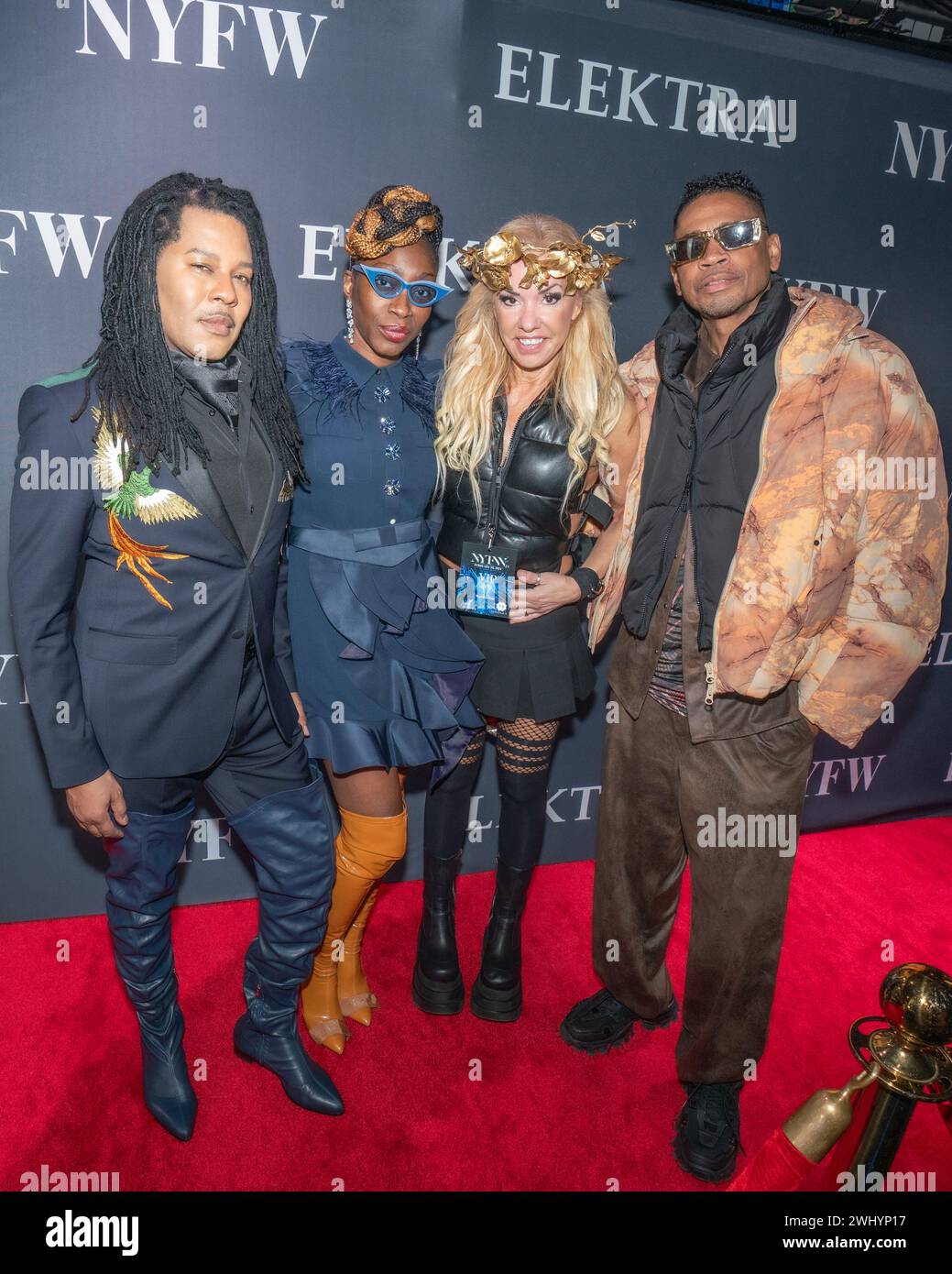 Ty-Ron Mayes, Tinu, Luciana Pampalone and guest front row at the Victor ...