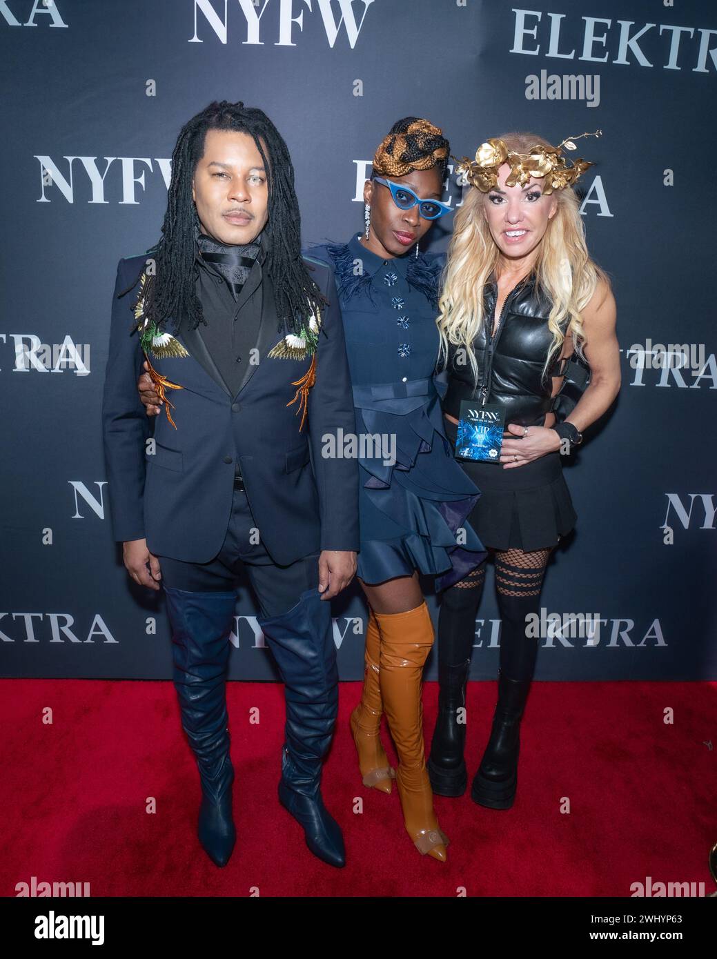 Ty-Ron Mayes, Tinu, Luciana Pampalone front row at the Victor de Souza ...