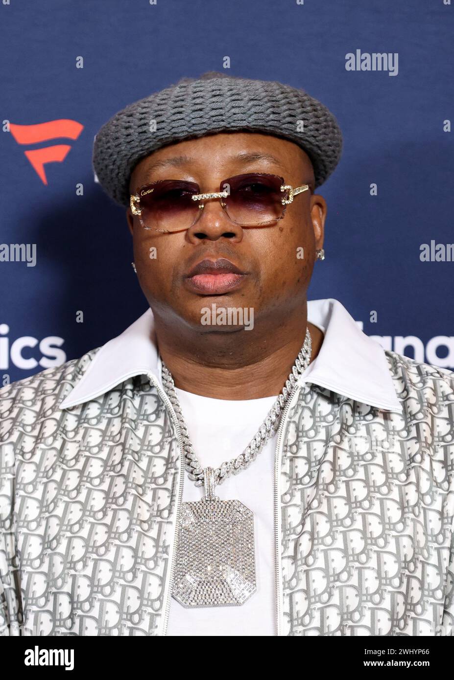 Las Vegas, USA. 10th Feb, 2024. E-40 arriving to Michael Rubin's ...