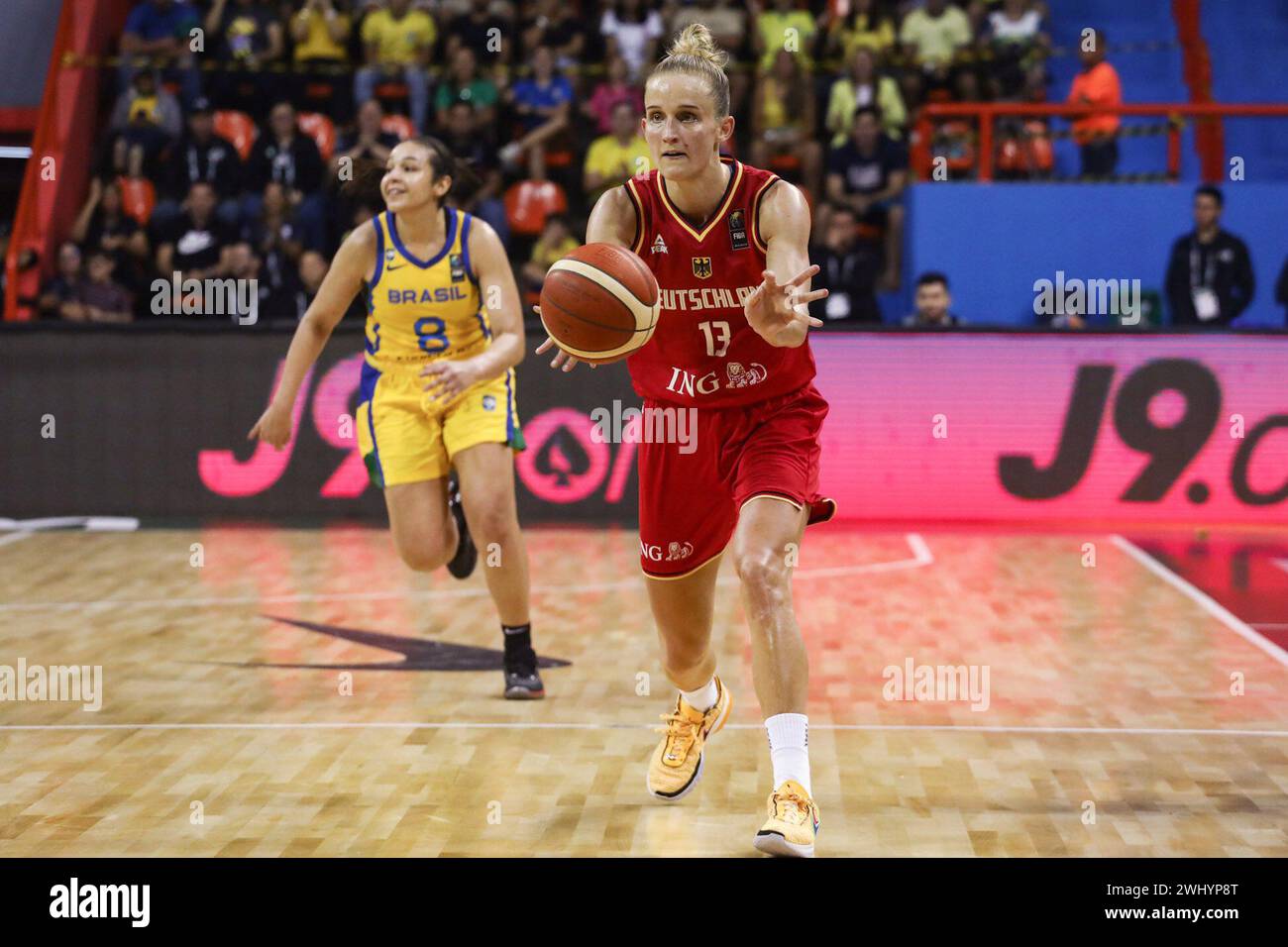 11 February 2024, Brazil, Belém: Basketball, Women: Olympic ...