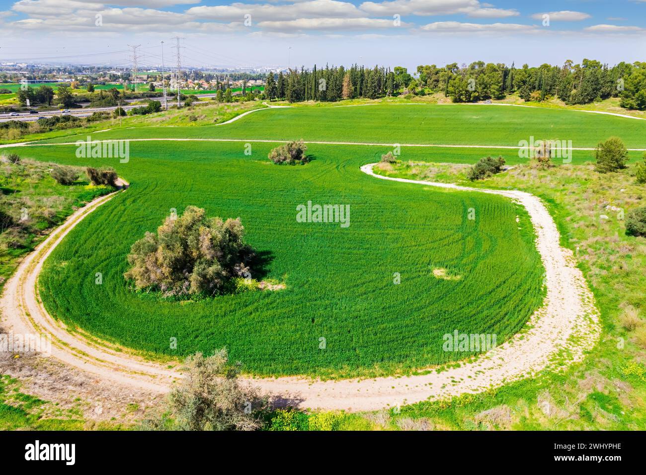 The center of Israel Stock Photo - Alamy