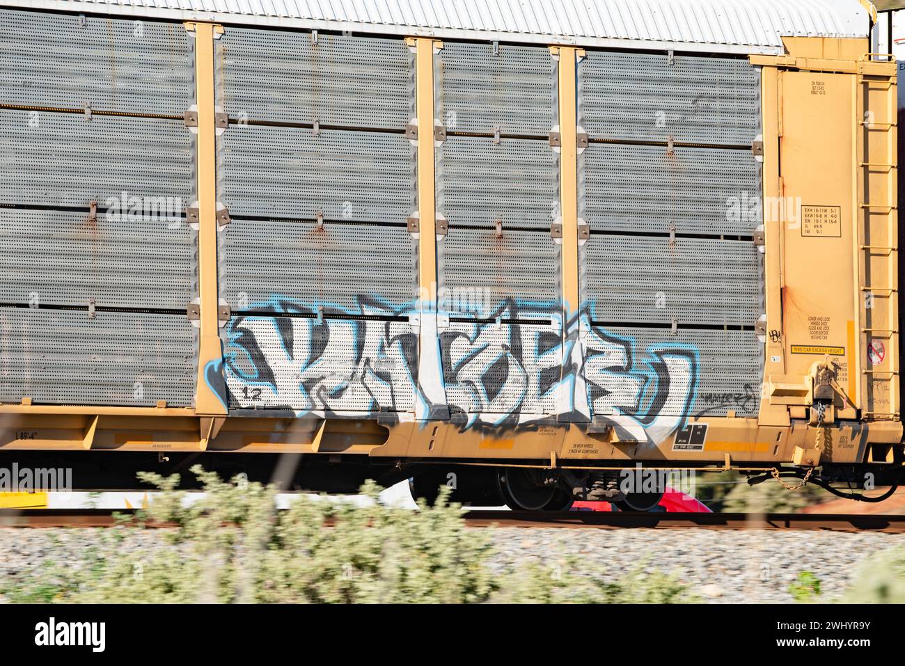 Graffiti, Freight Train, Santa Barbara, Urban Art, Street Art, Colorful ...