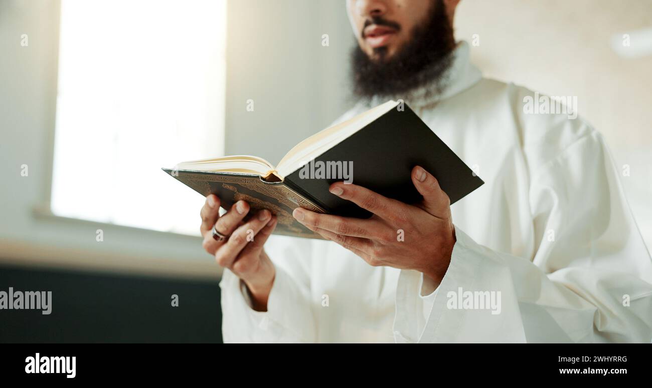 Young muslim man meditate hi-res stock photography and images - Alamy