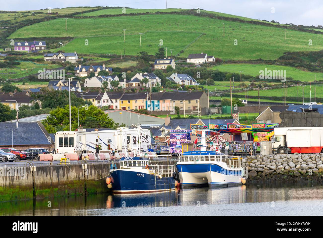 Fishing boat in Dingle Harbour Stock Photo - Alamy