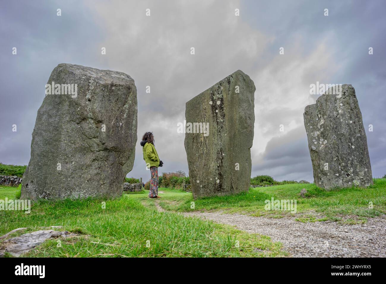 Menhirs hi-res stock photography and images - Alamy