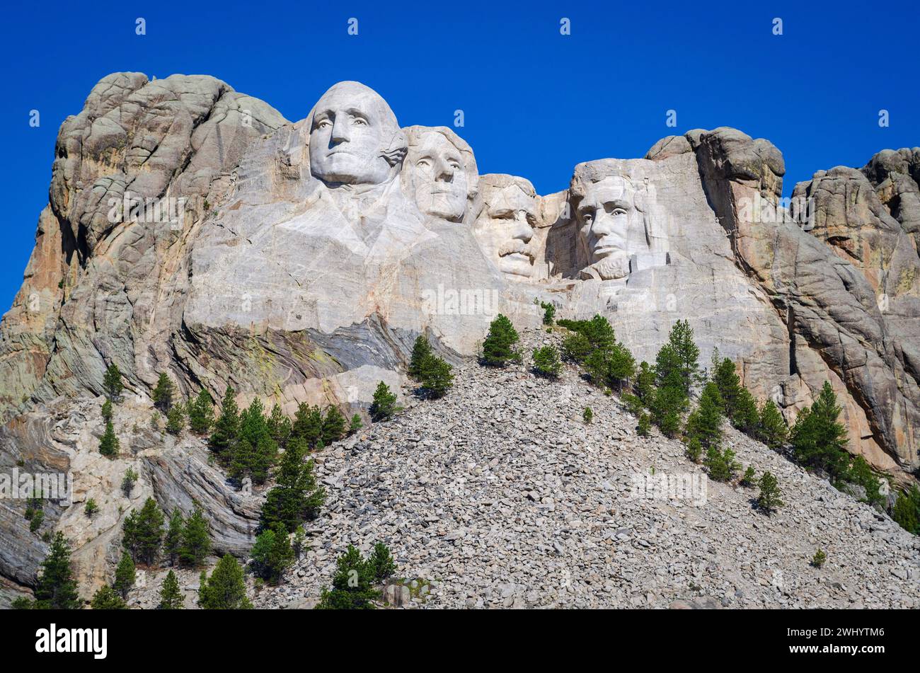Mount Rushmore National Memorial, in the Black Hills of South Dakota ...