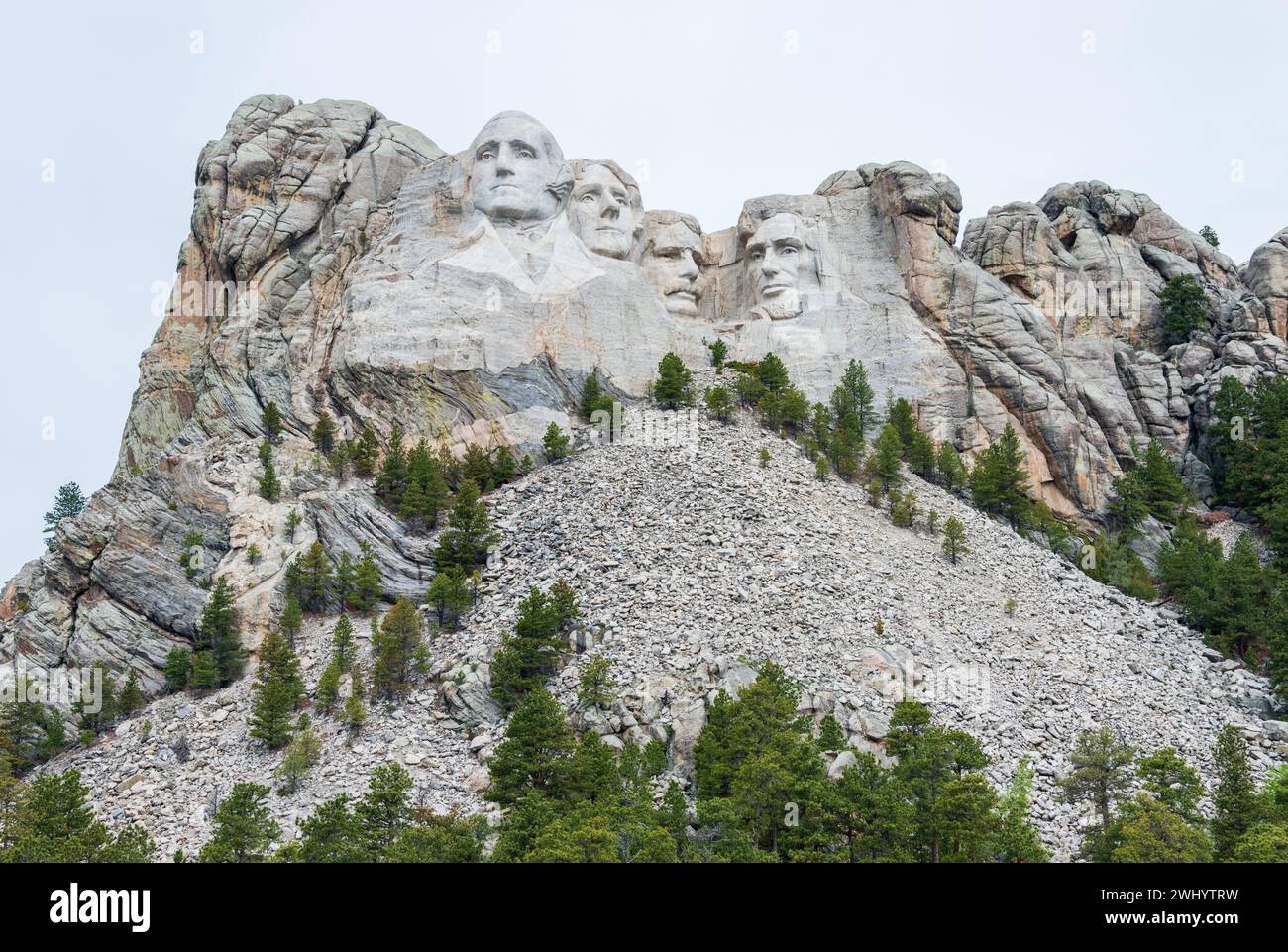 Mount Rushmore National Memorial, in the Black Hills of South Dakota ...