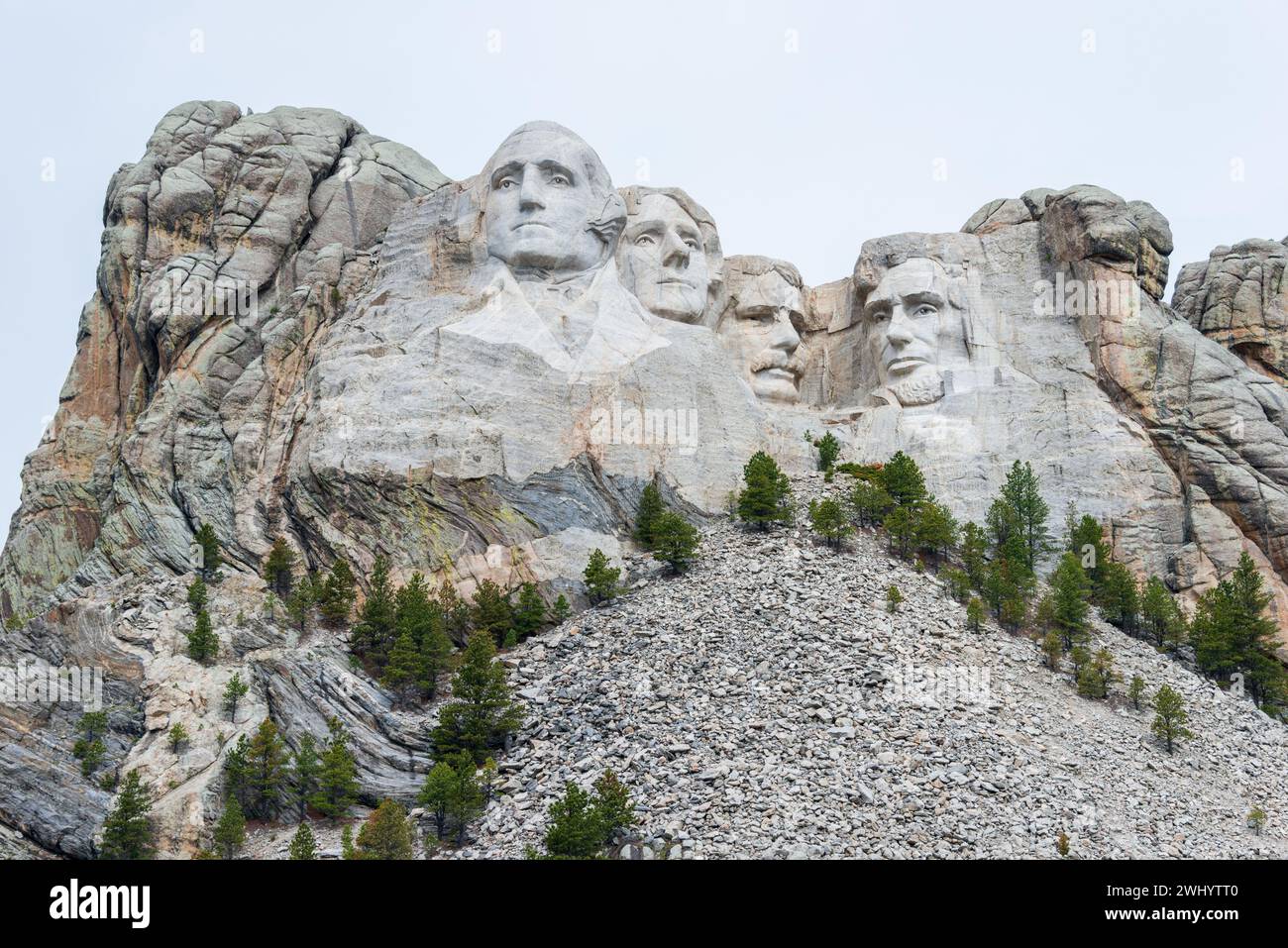 Mount Rushmore National Memorial, in the Black Hills of South Dakota ...