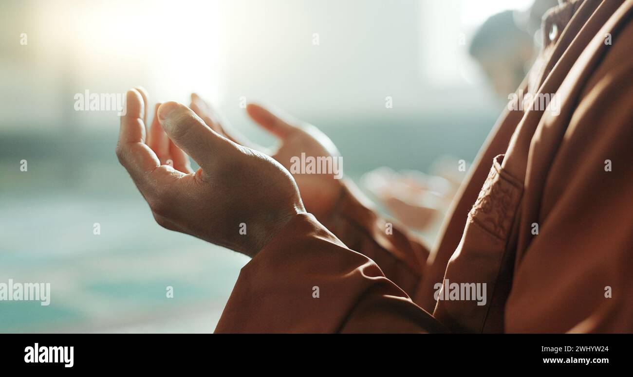 Young muslim man meditate hi-res stock photography and images - Alamy