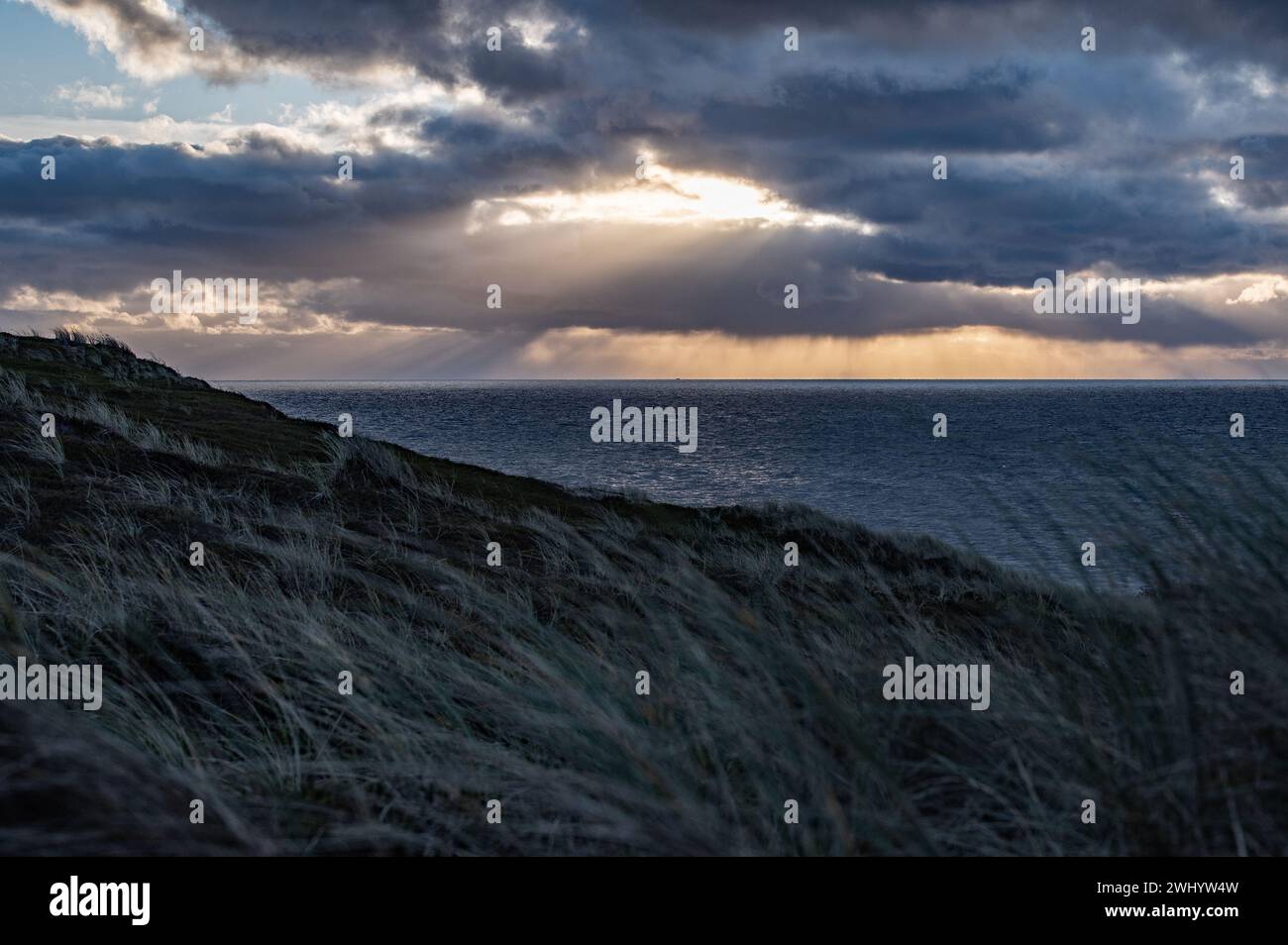 Sun rays on beach hi-res stock photography and images - Alamy