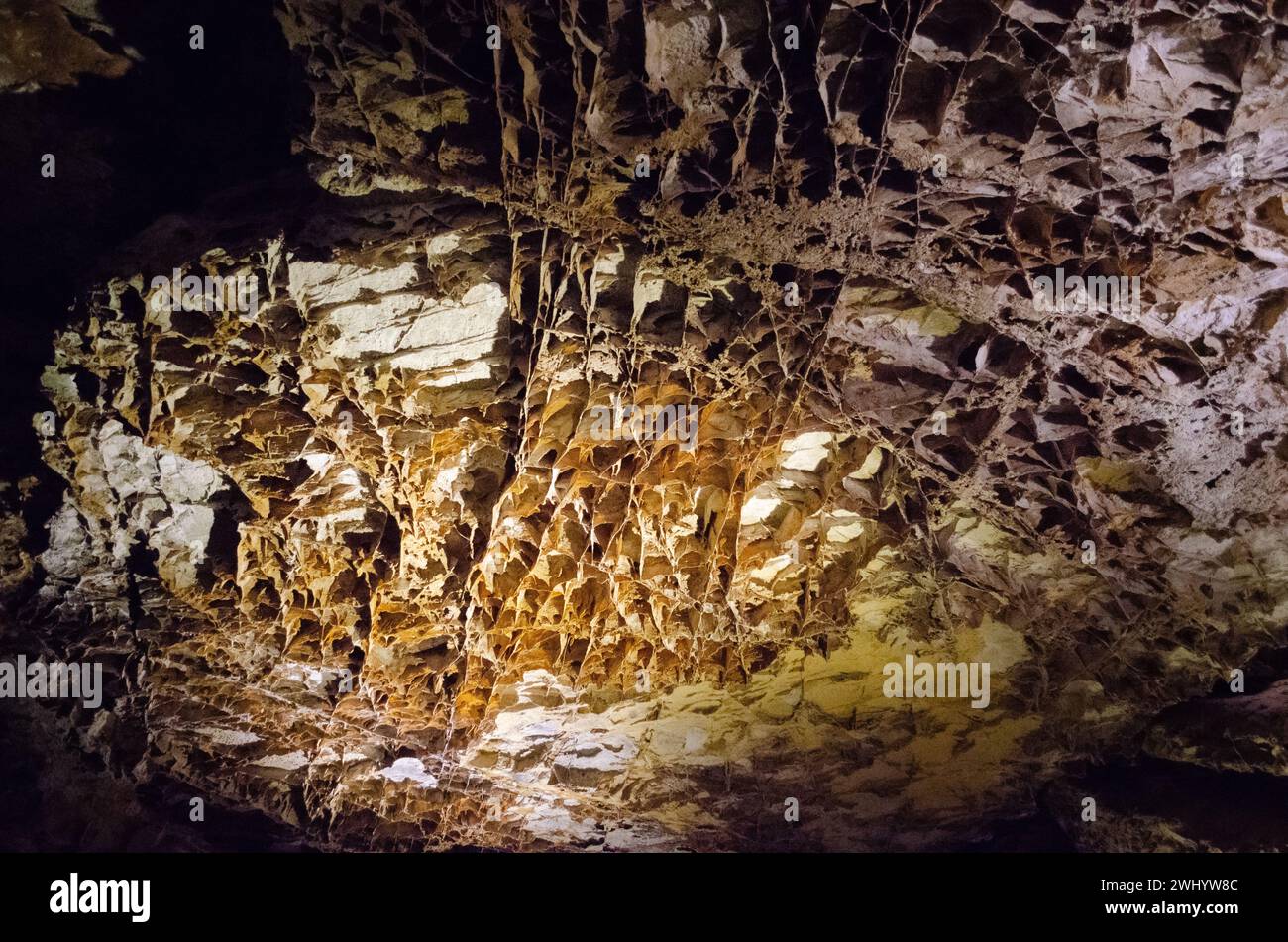 Boxwork formations wind cave national park south hi-res stock ...