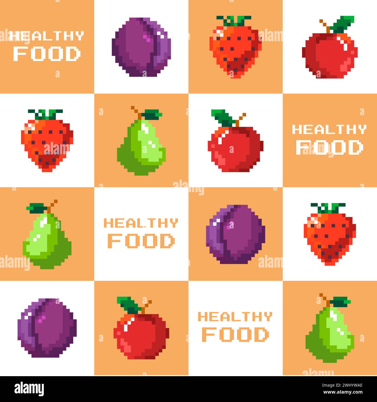 P is for pear Stock Vector Images - Alamy