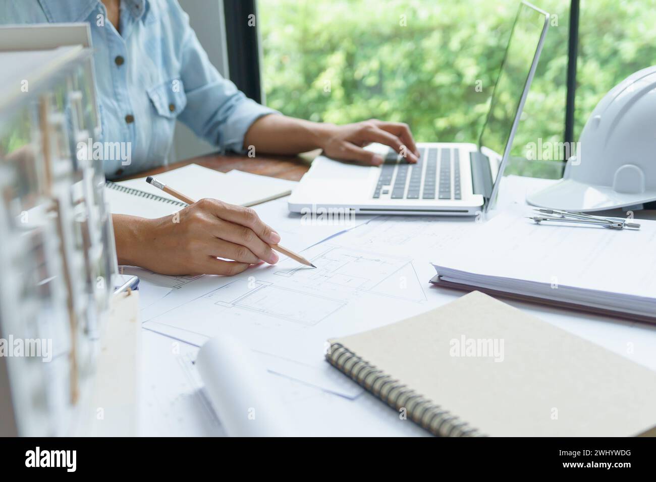 Architecture drawing on architectural Creative project business ...