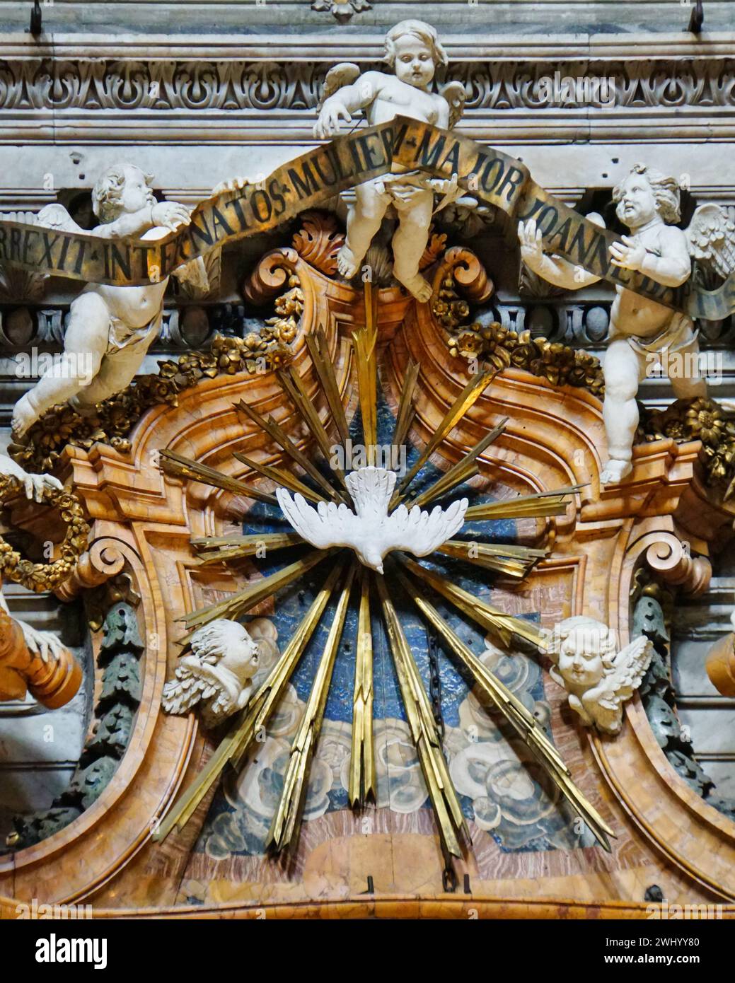 Holy Spirit, Church of St. Agnese in Agone, Rome Stock Photo - Alamy