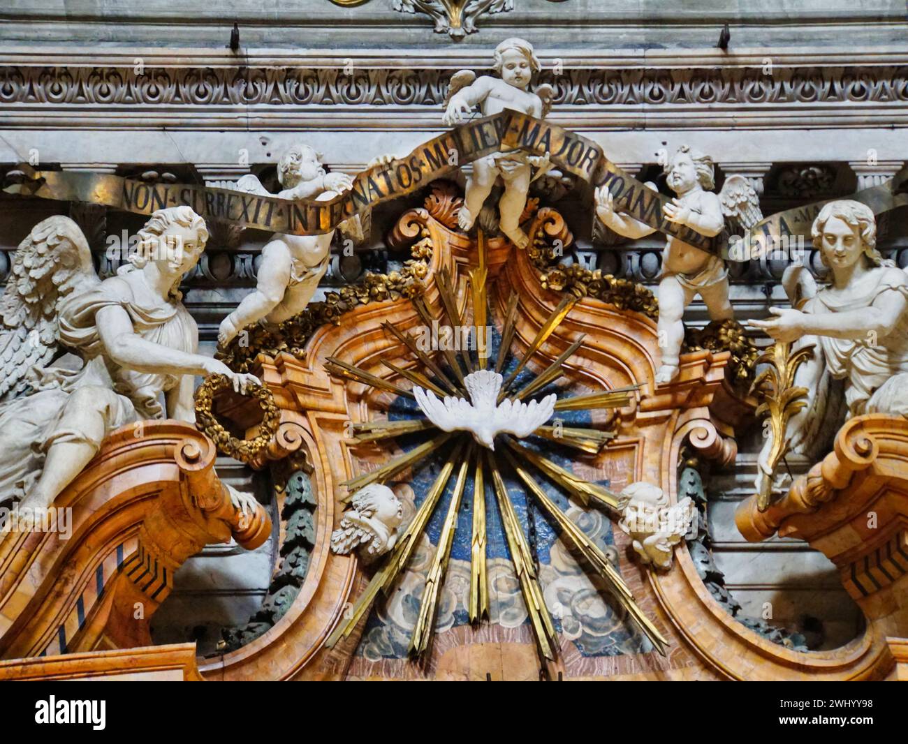 Holy Spirit, Church of St. Agnese in Agone, Rome Stock Photo - Alamy