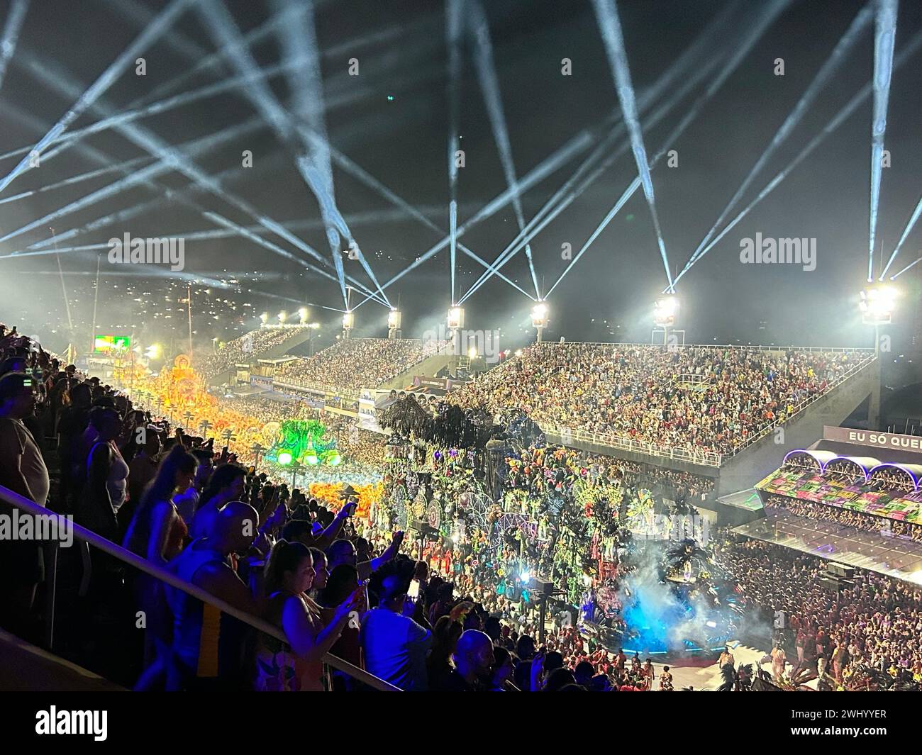 Rio De Janeiro, Brazil. 12th Feb, 2024. Carnival parade of the top ...