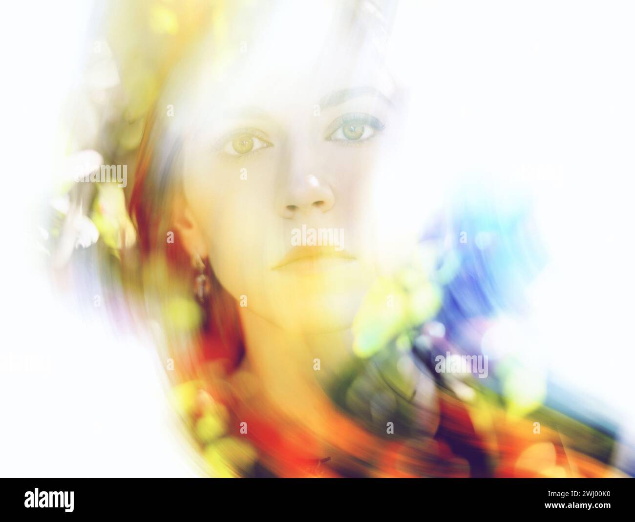 Woman mental health double exposure hi-res stock photography and images ...