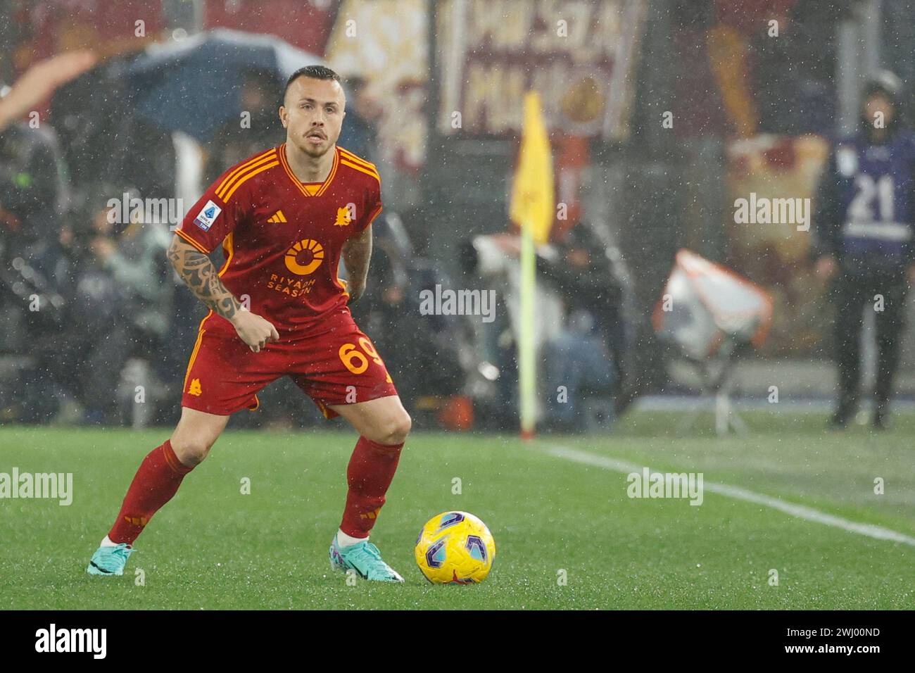 Angelino of Roma during Serie A soccer match AS Roma - Inter FC Stadio ...