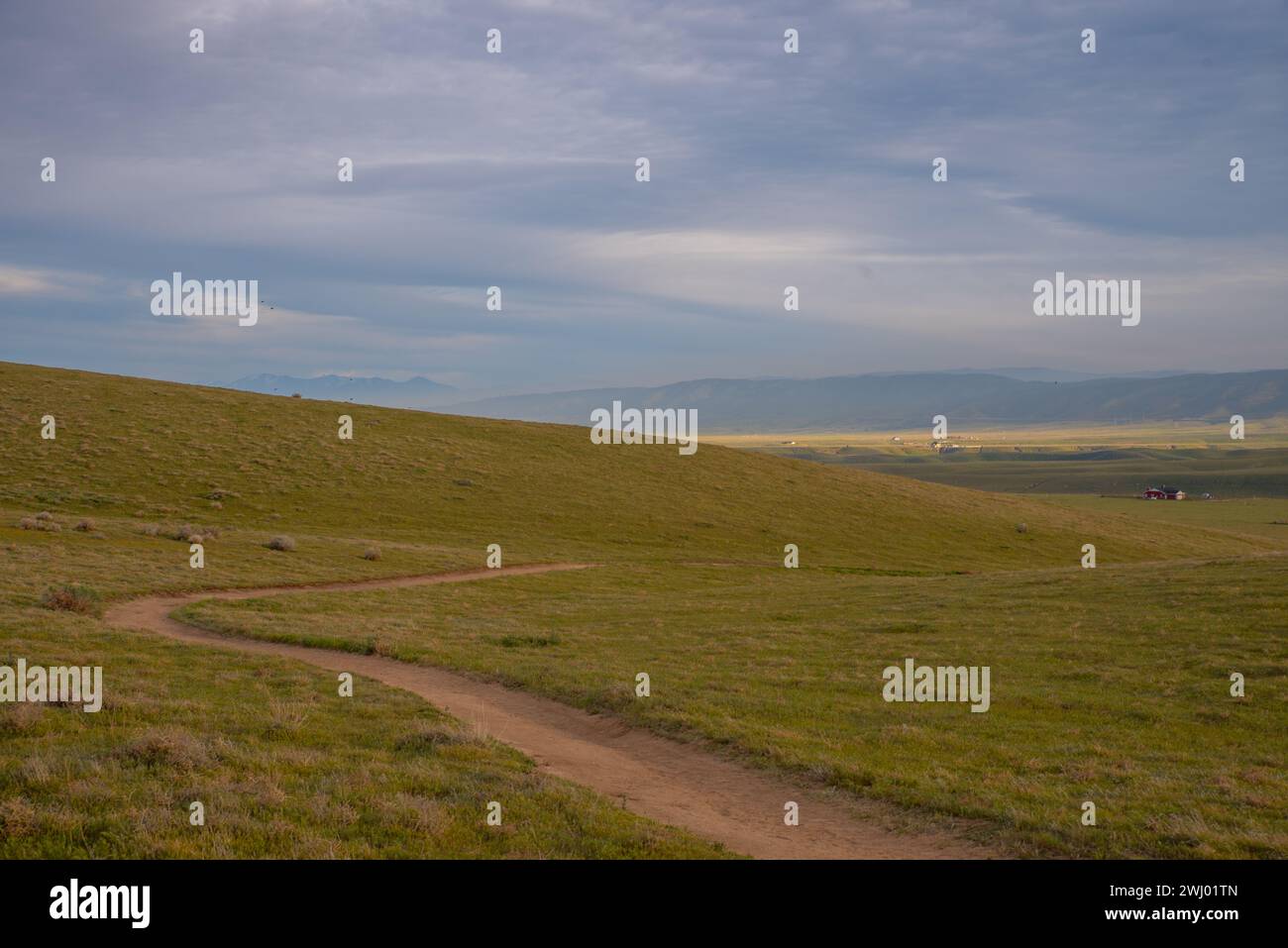 Dirt Paths, Vivid Sunset, Grassy Hills, Rolling Hills, Antelope Valley ...