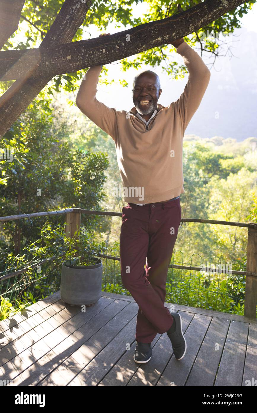 Happy african american senior man hi-res stock photography and images ...
