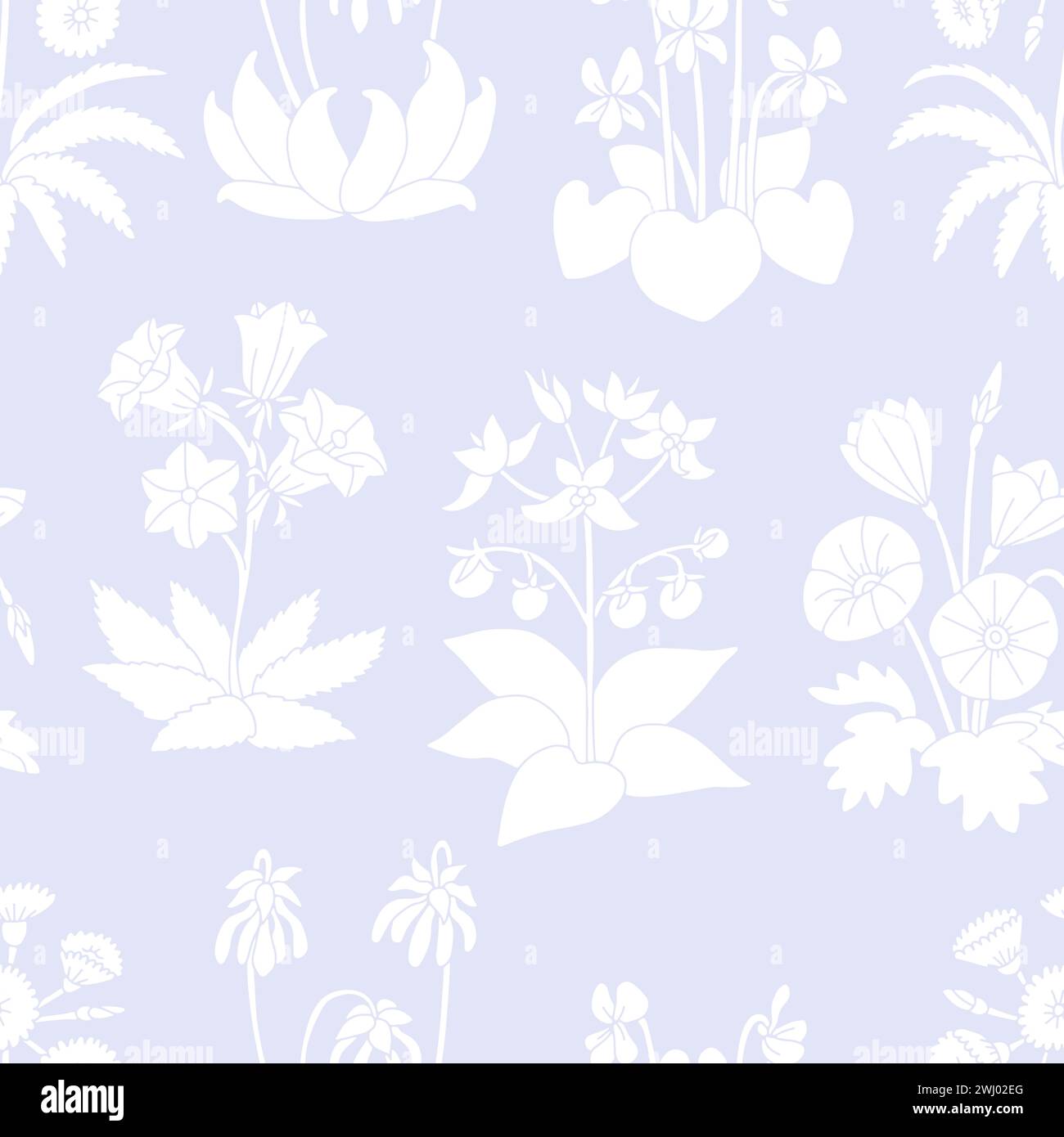 Flora of the canary islands Stock Vector Images - Alamy