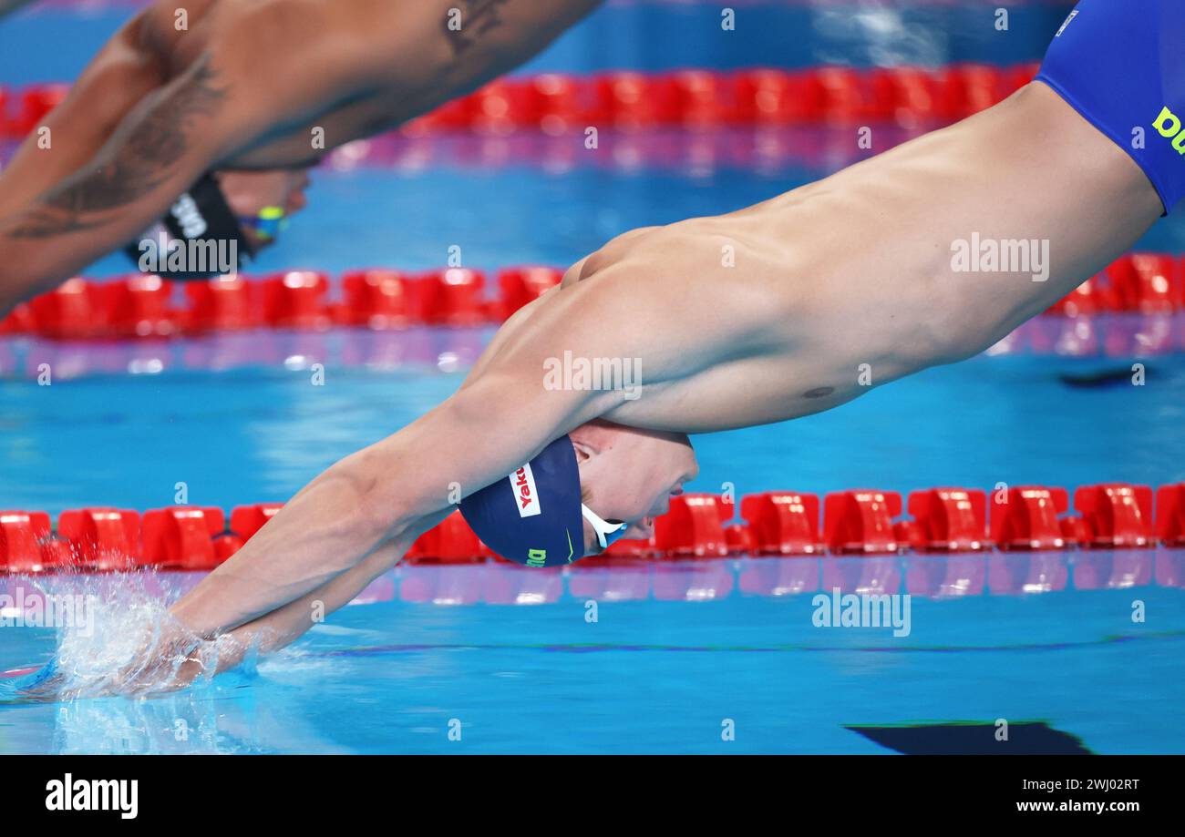 Doha, Qatar. 11th Feb, 2024. Nicholas Lia of Norway competes during the ...