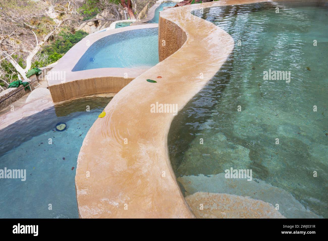 The Grutas of Tolantongo are a national park with hot springs, in the ...